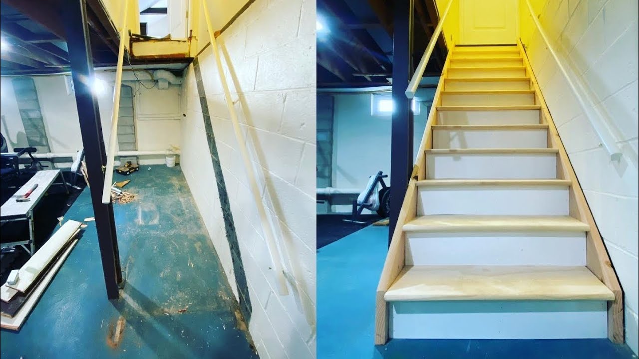 HOW To BUILD a STAIRCASE in UNDER 5 MINS - YouTube