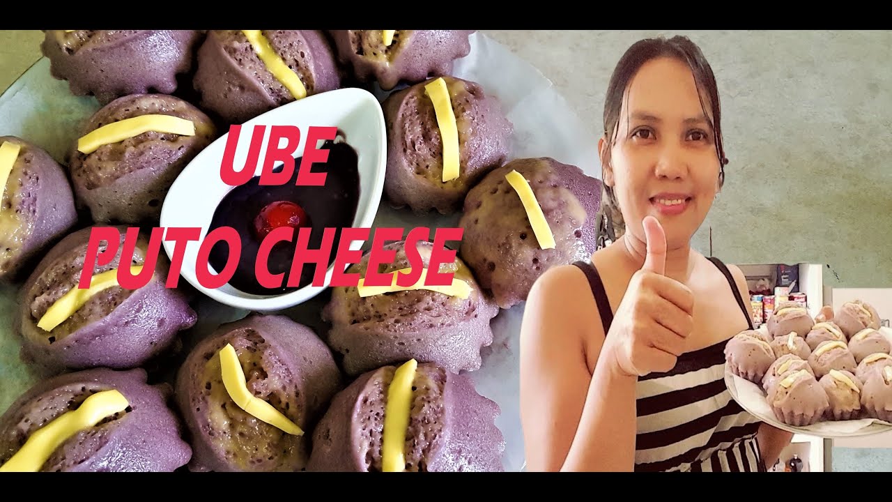 UBE PUTO CHEESE(Masarap na merienda sa murang halaga)|| Chelseabia ...