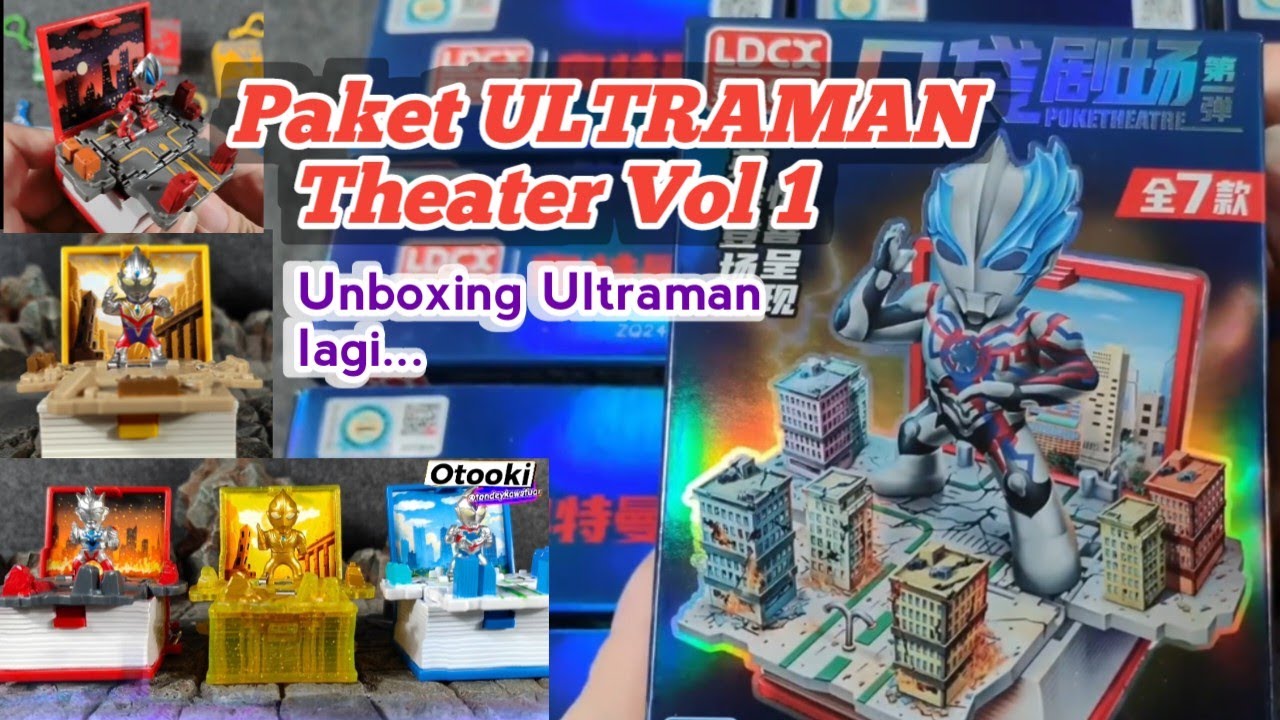 [Mainan ULTRAMAN Viral] Unboxing Paket ULTRAMAN POCKET THEATER Vol.1 ...