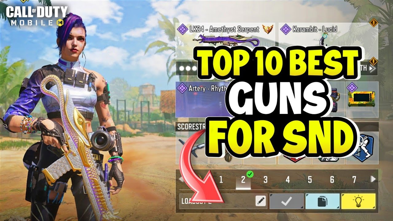 Top 10 Best Guns for Search & Destroy in CODM Season 8 | Gunsmith ...