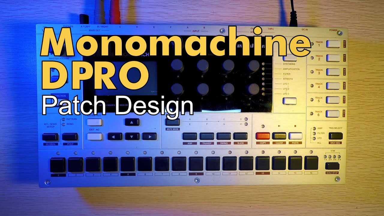 Elektron Monomachine DPRO Sound Design - YouTube