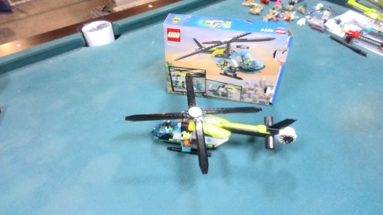 Lego Emergency Rescue Helicopter - YouTube