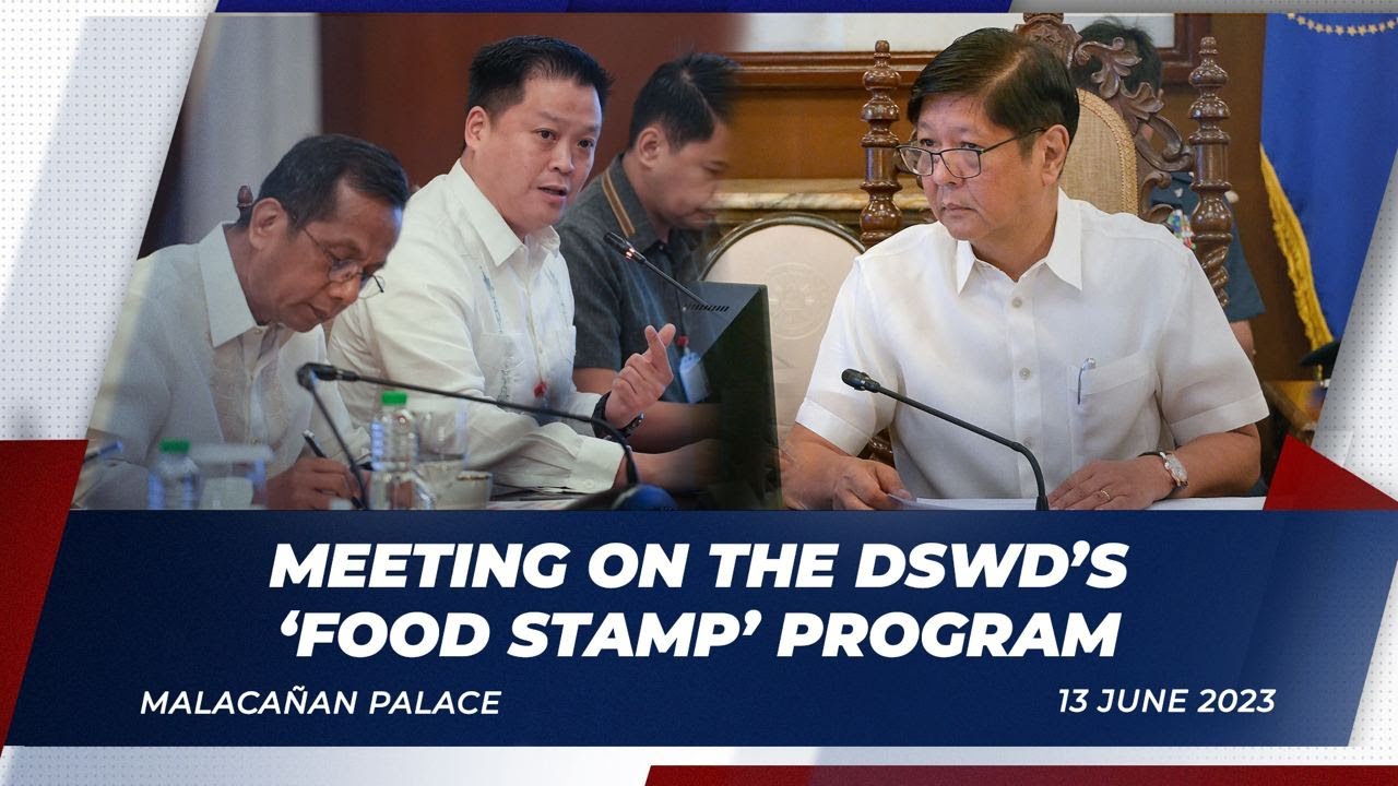 Meeting on the DSWD’s Food Stamp Program 06/13/2023 - YouTube