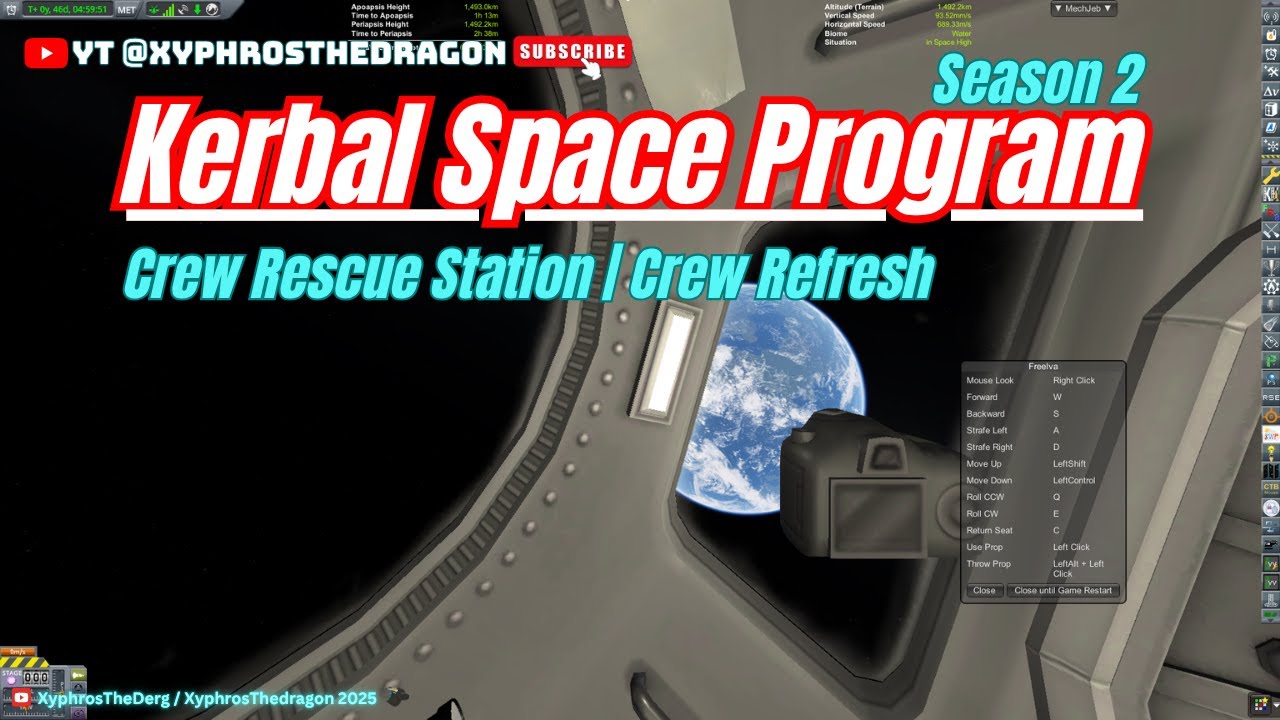Finally, a Face Reveal + Station Crew Refresh Mission | KSP with ...