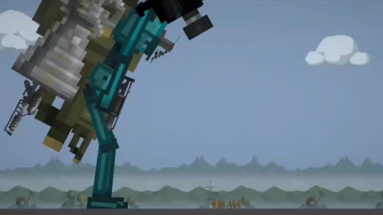 Robot Titan's Rampage | Melon Sandbox - YouTube