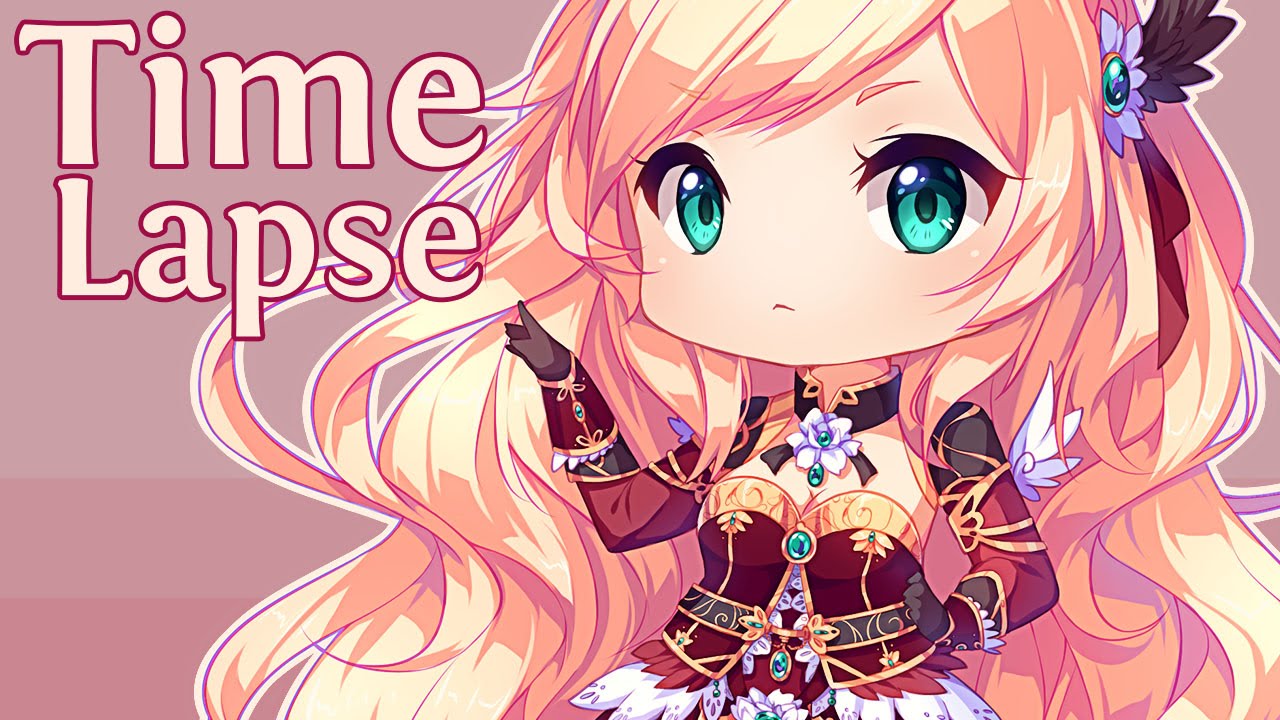 【Speedpaint】 Emrys - Cel Shading Chibi (Hyan Timelapse #09) - YouTube