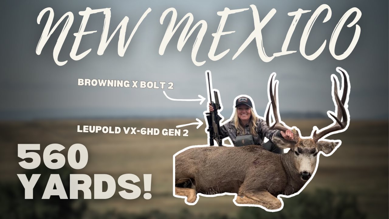 560-YARD SHOT! Browning's Shaundi Campbell Drops a HUGE Mule Deer in ...