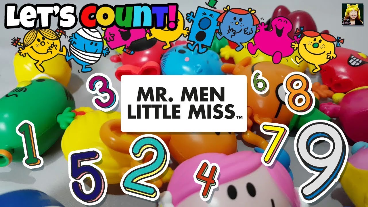 Learning To Count With Mr. Men Little Miss Toys - YouTube