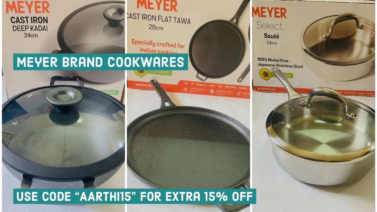 Meyer Brand Cookware Range | Cast Iron Cookware | Stainless steel ...