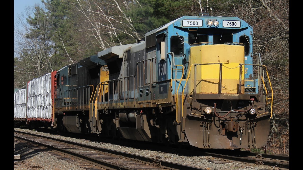 Past, Present, and Future - MEC C40-8s 7500 and 7541 lead POSE - YouTube