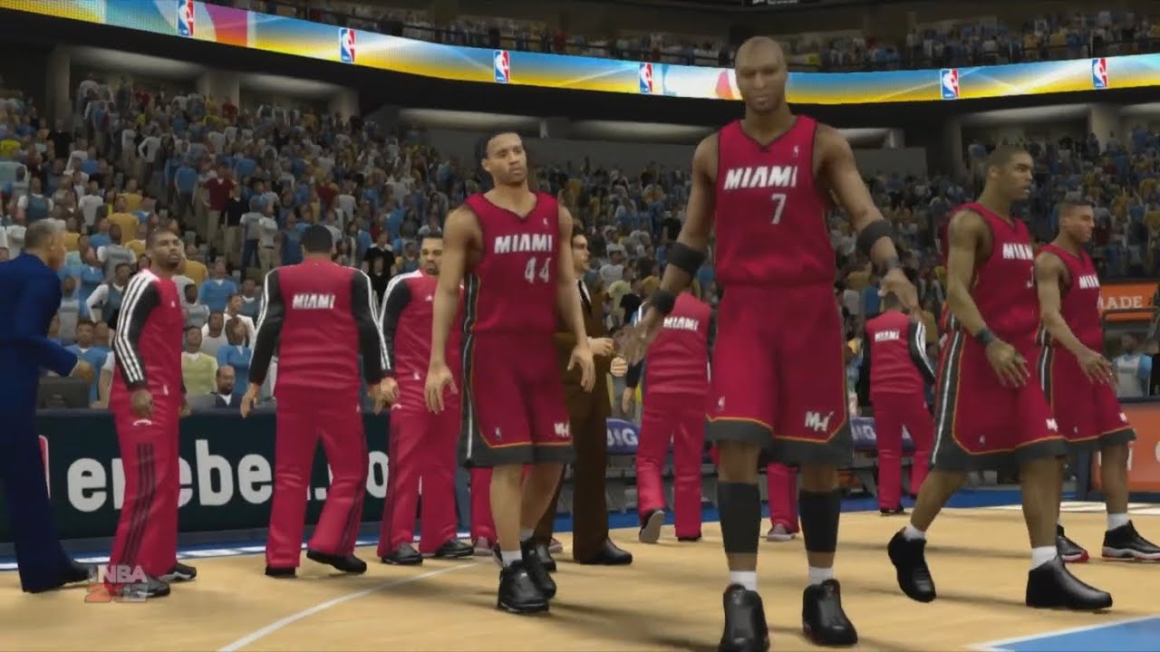 Denver Nuggets vs Miami Heat 2004 - NBA 2K13 (PS3) - YouTube