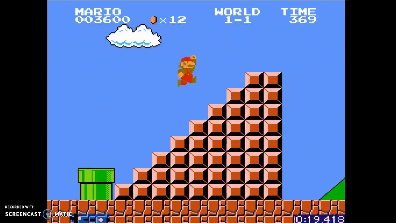 [FWR] [20.799] Beat 1-1 as big mario speedrun - YouTube