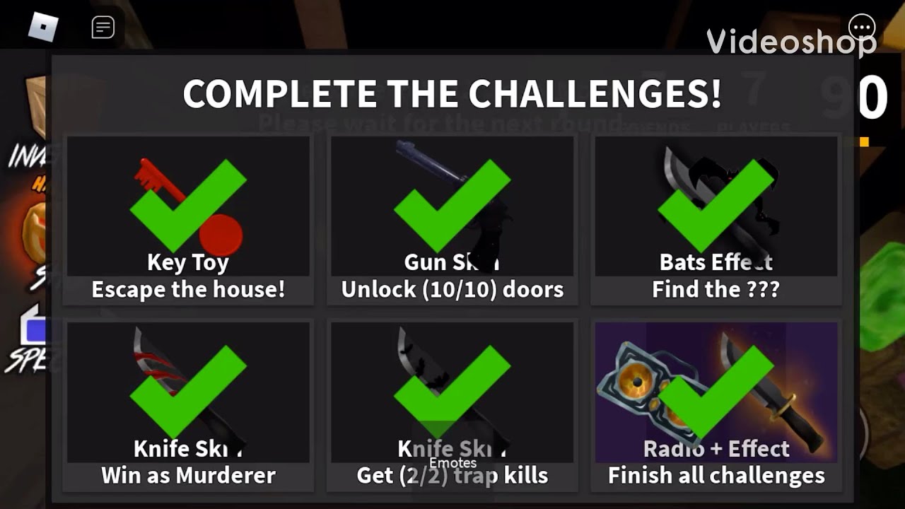 Finishing all the rewards/challgens in the new mm2 update part 2 - YouTube