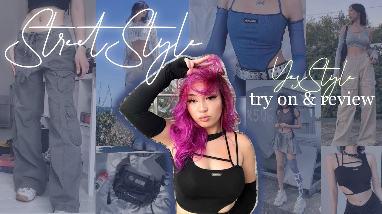 Trying Street Style Fashion - YesStyle Review & Try On - YouTube