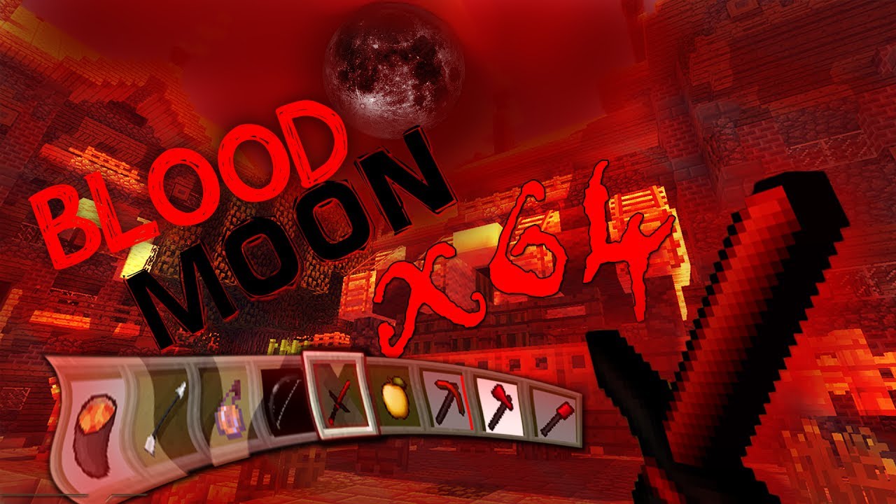 Blood Moon [64x] - MCPE Texture Packs - 11 - YouTube