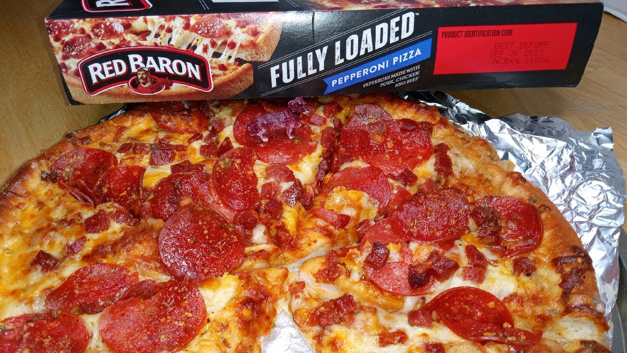 Unboxin Doxin - Red Baron Fully Loaded Pepperoni Pizza - YouTube