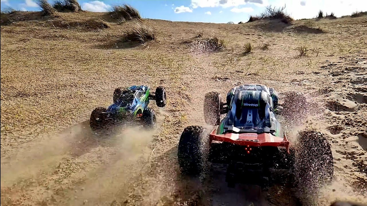 Ultimate Traxxas Sledge & Rustler 4x4 Beach Buggy Blast! - DJI Mini4 ...