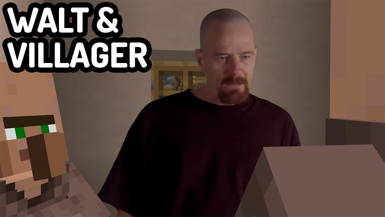 Walter White talks to Minecraft Villager - YouTube
