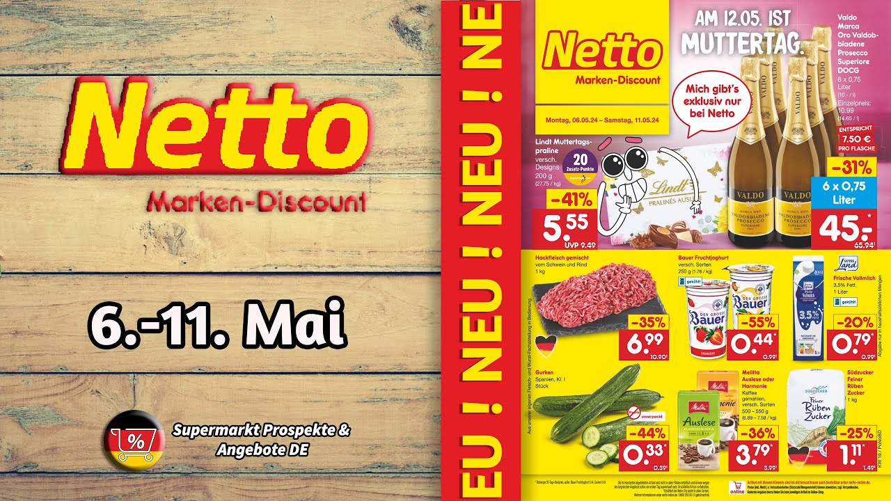 Netto Werbung - Gültig von 06.05.2024 | Supermarkt Prospekte & Angebote ...
