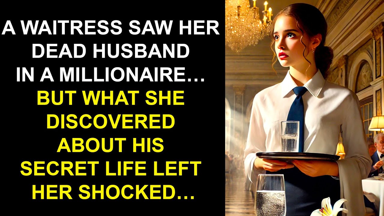 A WAITRESS SAW HER DEAD HUSBAND IN A MILLIONAIRE… THE TRUTH LEFT HER ...
