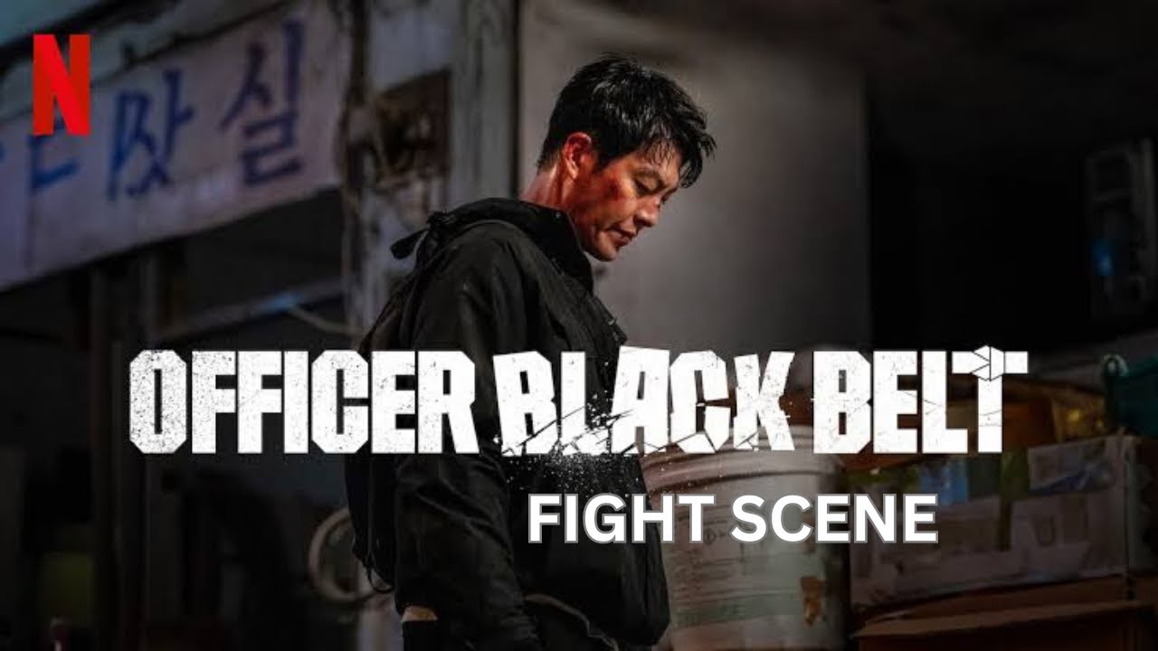 OFFICER BLACK BELT FIGHT SCENE || NETFLIX MOVIE || - YouTube