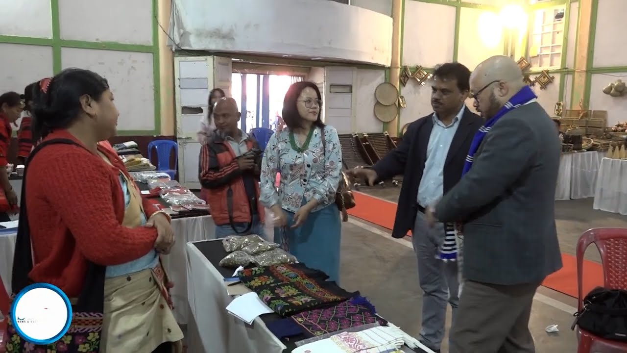 NIFT SHILLONG SHOWCASES HANDCRAFTED ITEMS AT CRAFT BAZAAR - YouTube