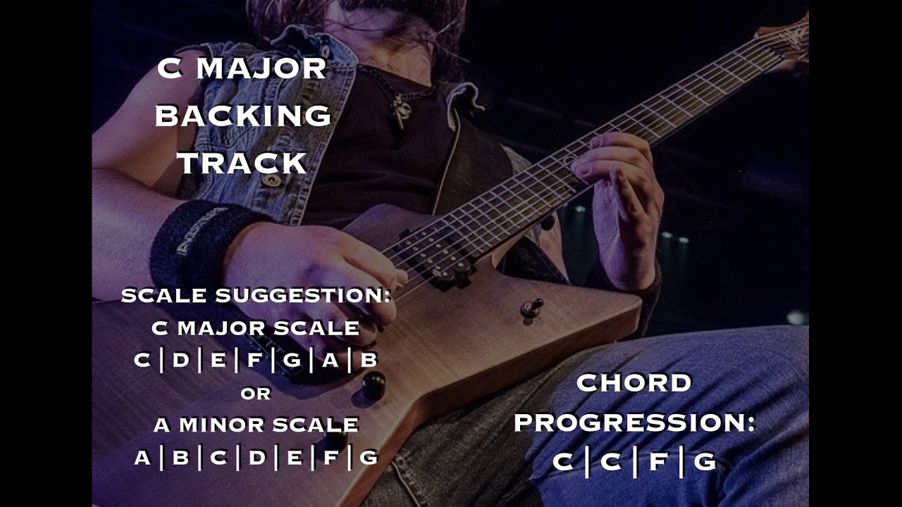 C Major Backing Track for Guitar & Bass | C major & A Minor Scale - YouTube