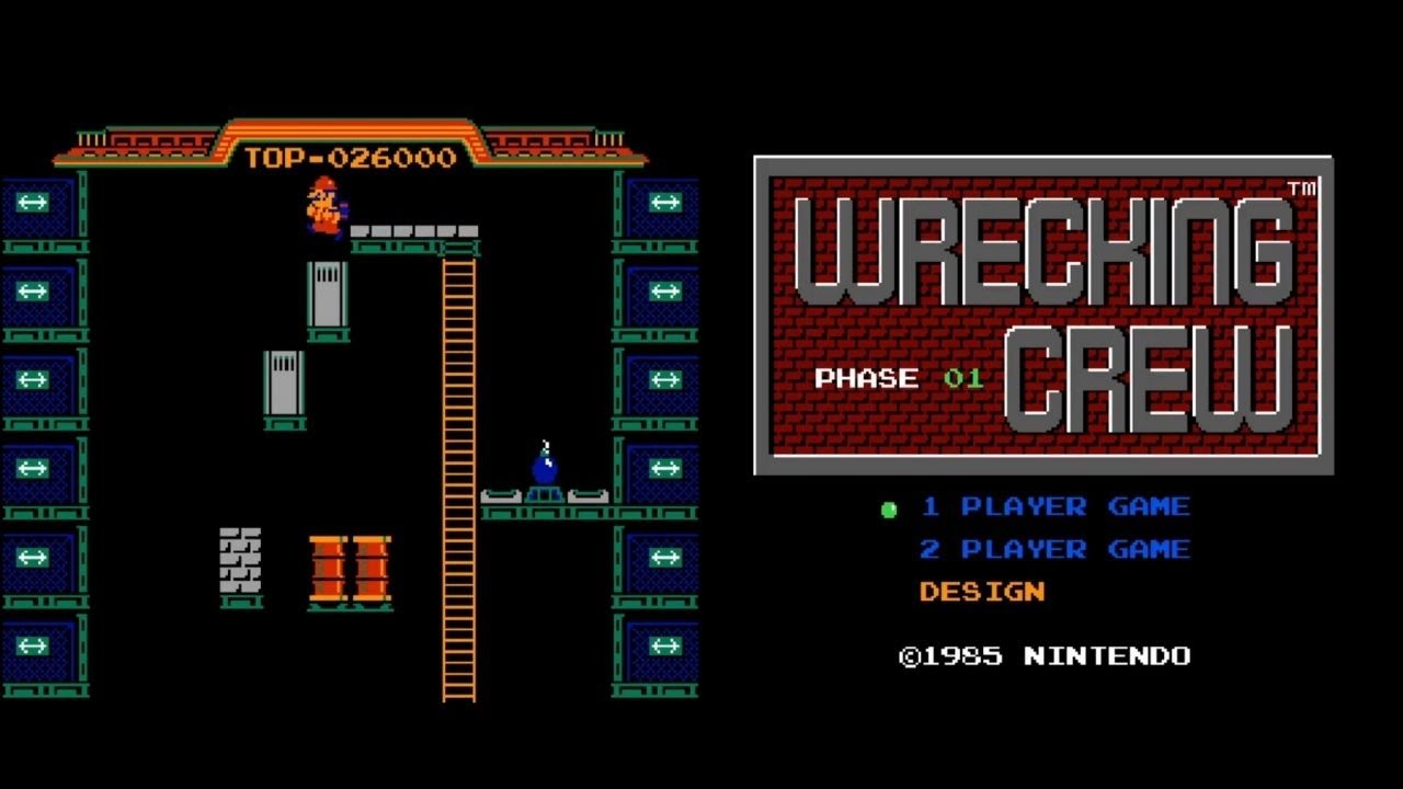 1985 Wrecking Crew Arcade Game. No Commentary Gameplay. | Piso games ...