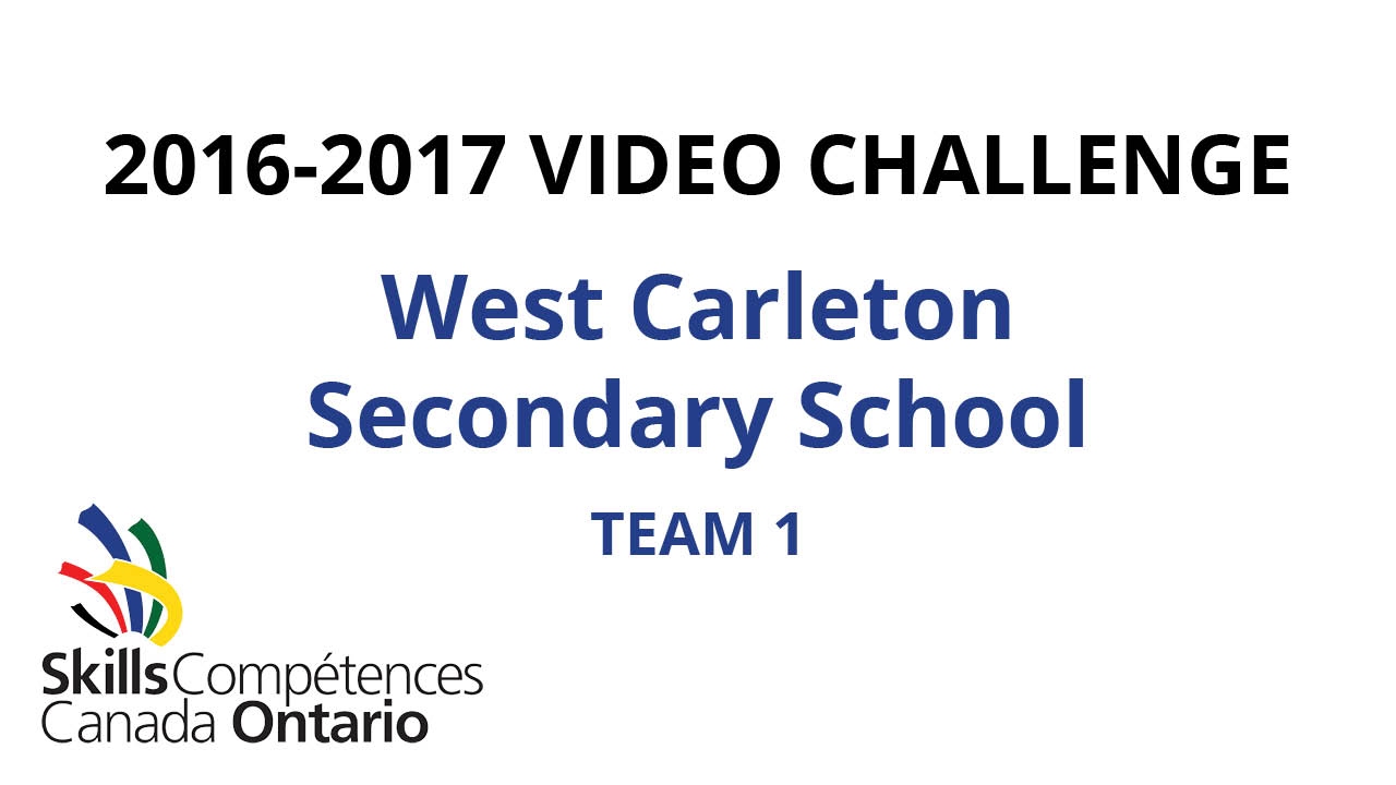 West Carleton Secondary School Team 1 - YouTube