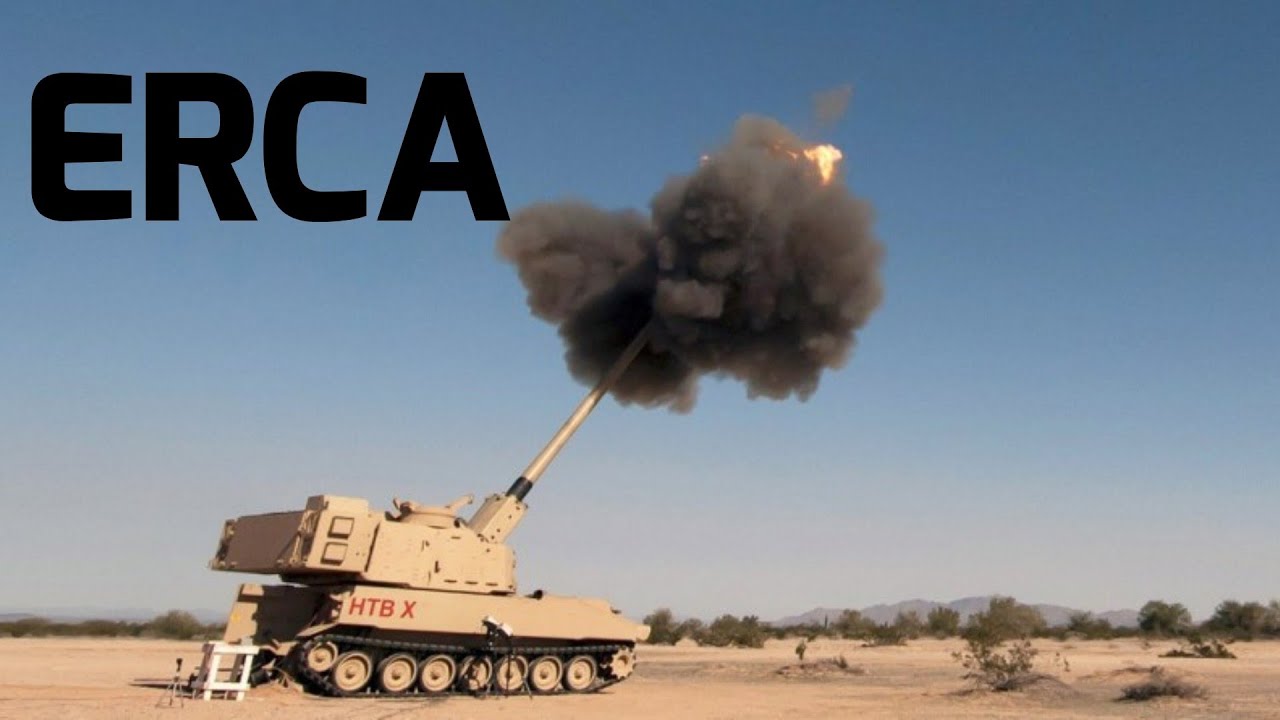 EXTENDED RANGE CANNON ARTILLERY (ERCA) - YouTube