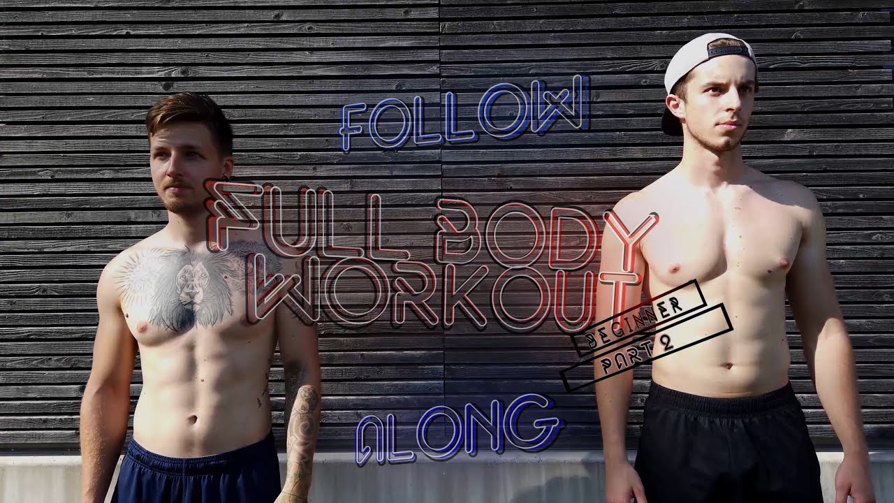 Full Body basic Bodyweight Workout for Beginners Follow Along Part 2 ...