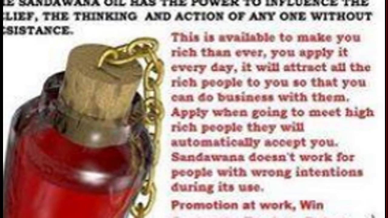 100%Approved Sandawana Oil 0027736244753 Skin For Luck Business ...