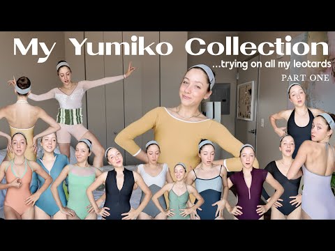 my Yumiko collection | trying on ALL of my leotards PART ONE | @linjer jewelry