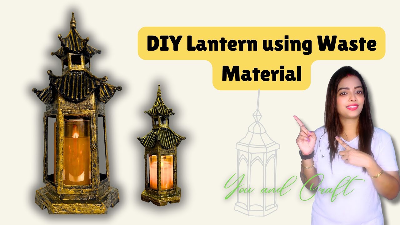 DIY Lantern - YouTube