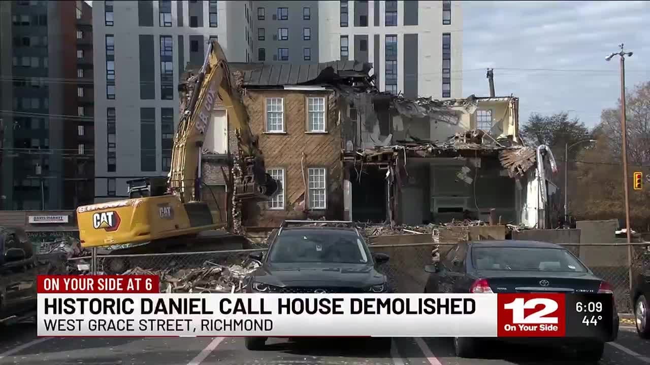 Preservationists frustrated after Daniel Call House demolished - YouTube
