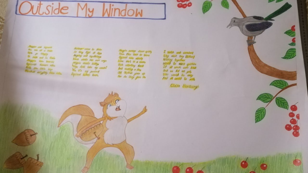 How to do your school project (step by step) #i did my sisters school ...