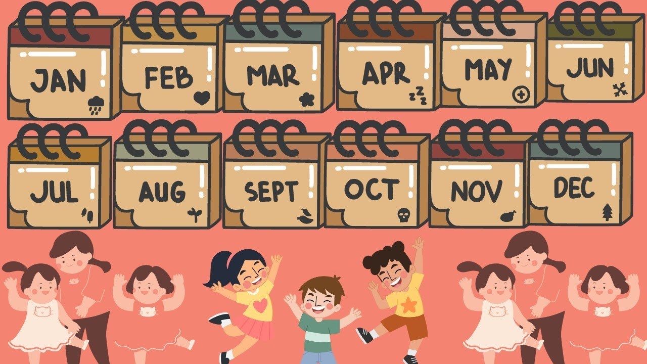 Months Names | Months of the year | Months Name in English January ...