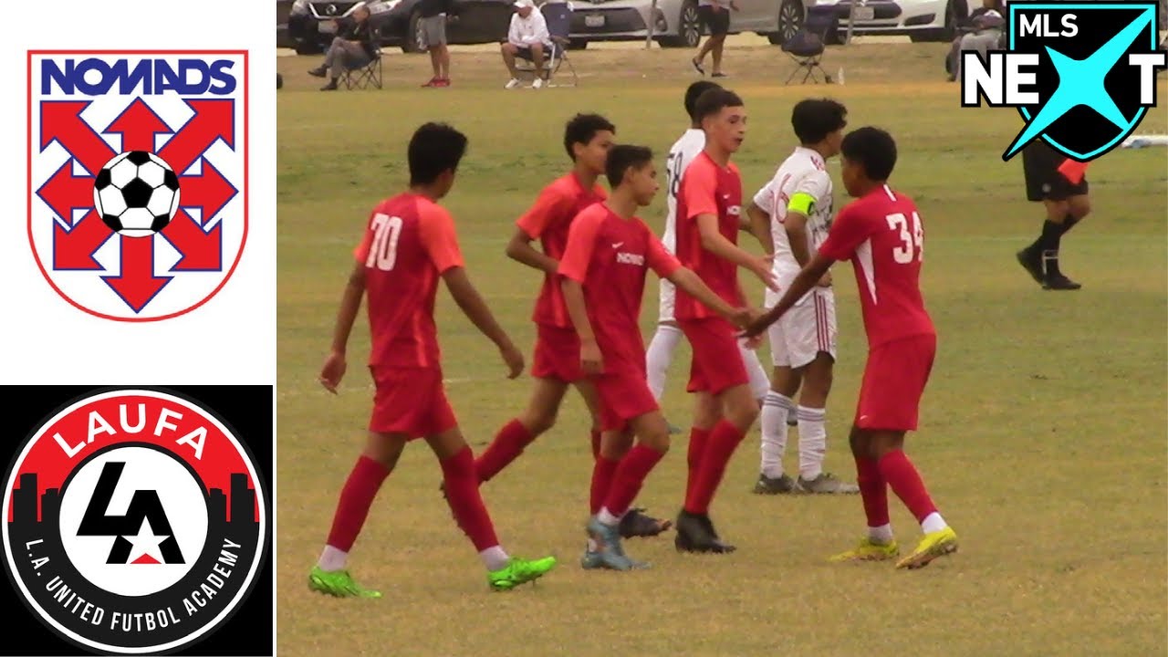 Nomads SC MLS Next vs LAUFA b2006 - YouTube