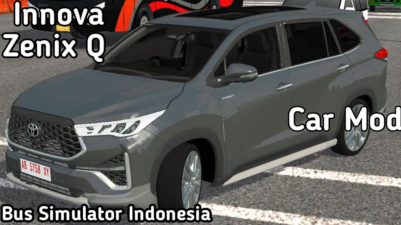 How To Install Innova Zenix Q Car Mod In Bussid | Bus Simulator ...