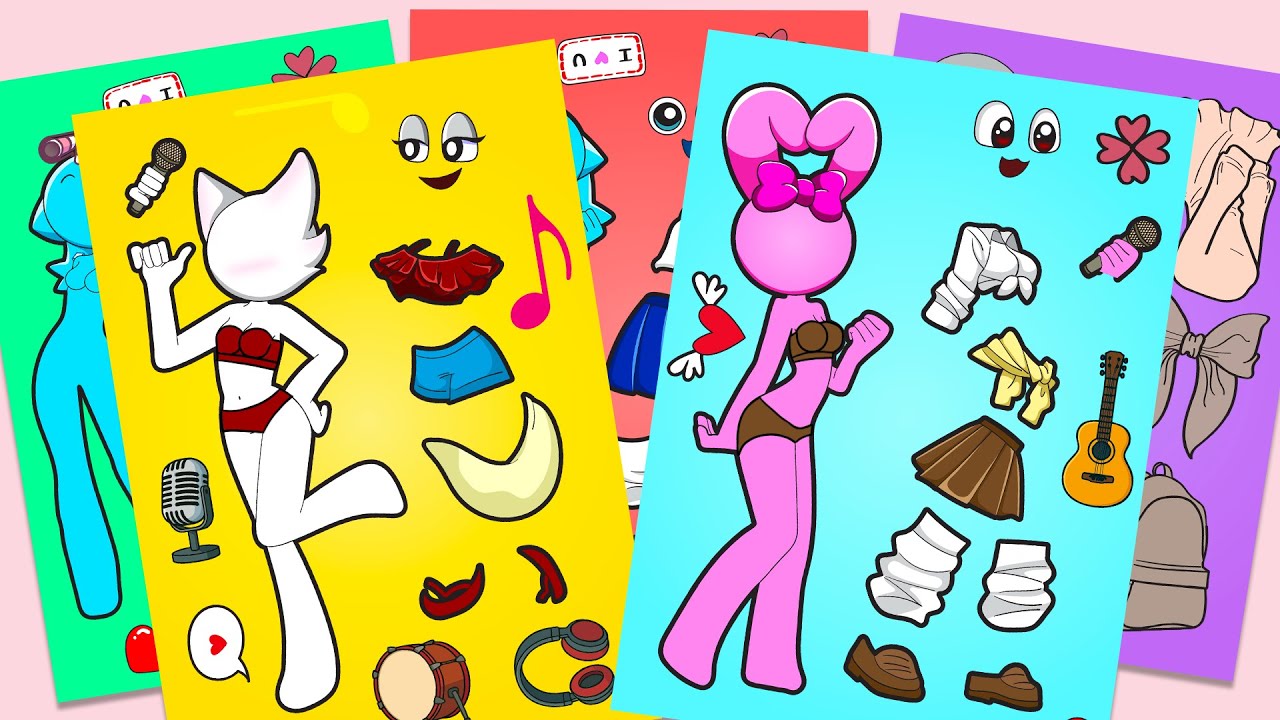 Incredibox Sprunki Sinner Edition But WENDA x PINKI SUS MOD | DIY PAPER ...