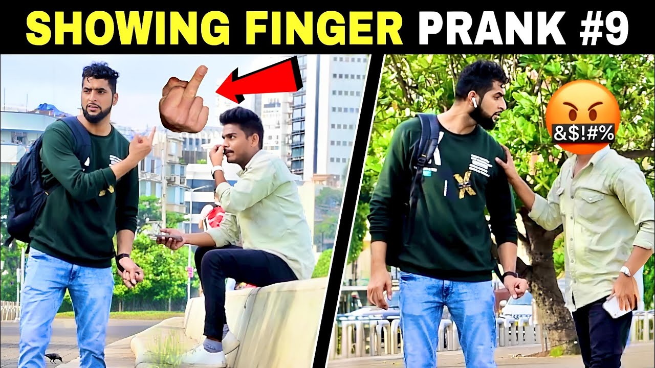 Showing Finger Prank | Part 9 | Prakash Peswani Prank | - YouTube