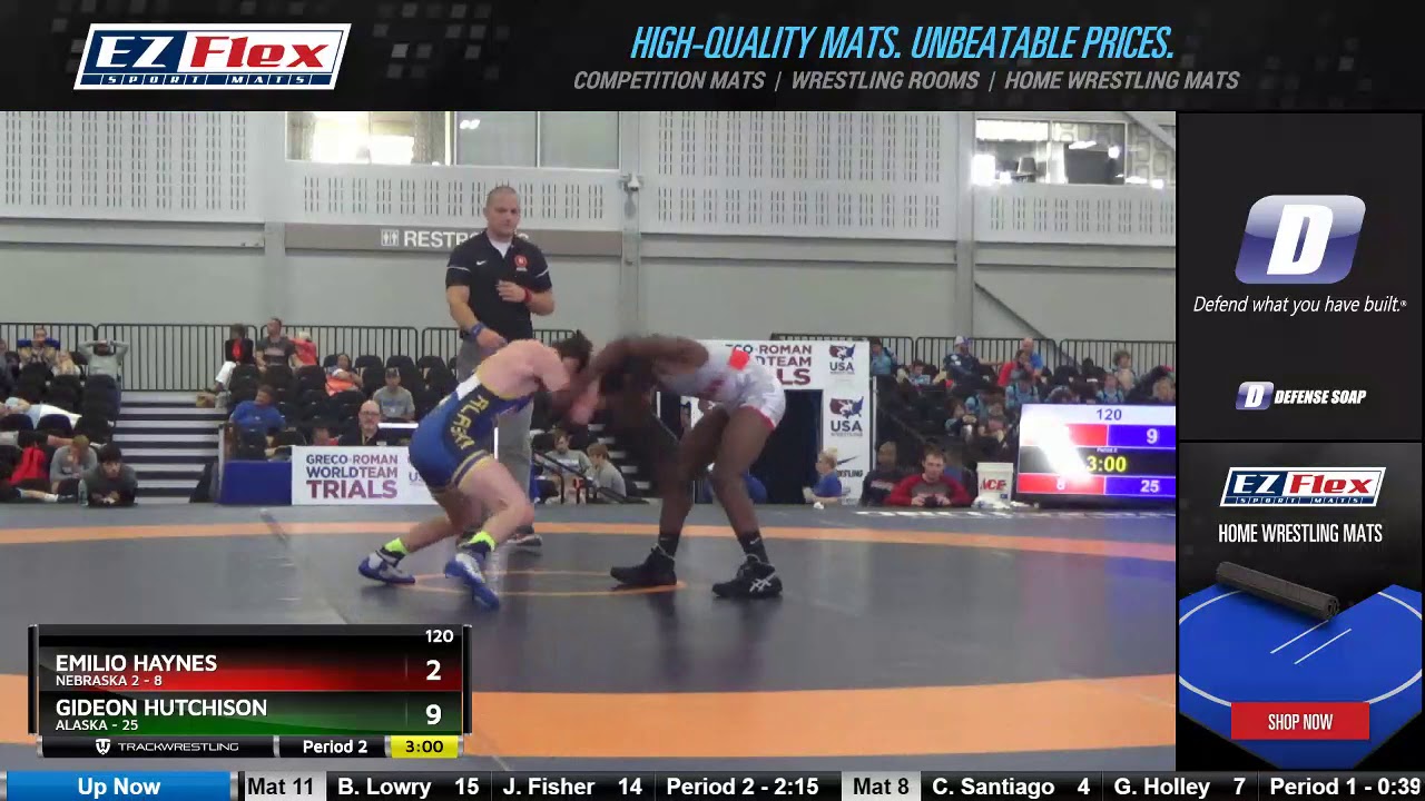 Mat 2 120 Emilio Haynes Nebraska 2 Vs Gideon Hutchison Alaska - YouTube