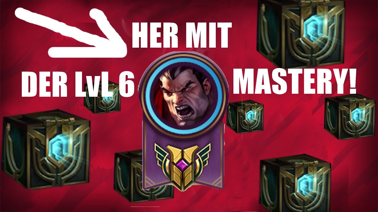 Hextech-Chest Opening - Darius LvL 6 Champion-Mastery! - YouTube