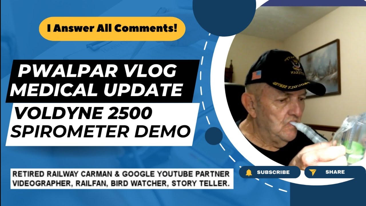 Pwalpar Vlog Medical Update & Voldyne 2500 Spirometer Demo 5-03-2024 - YouTube