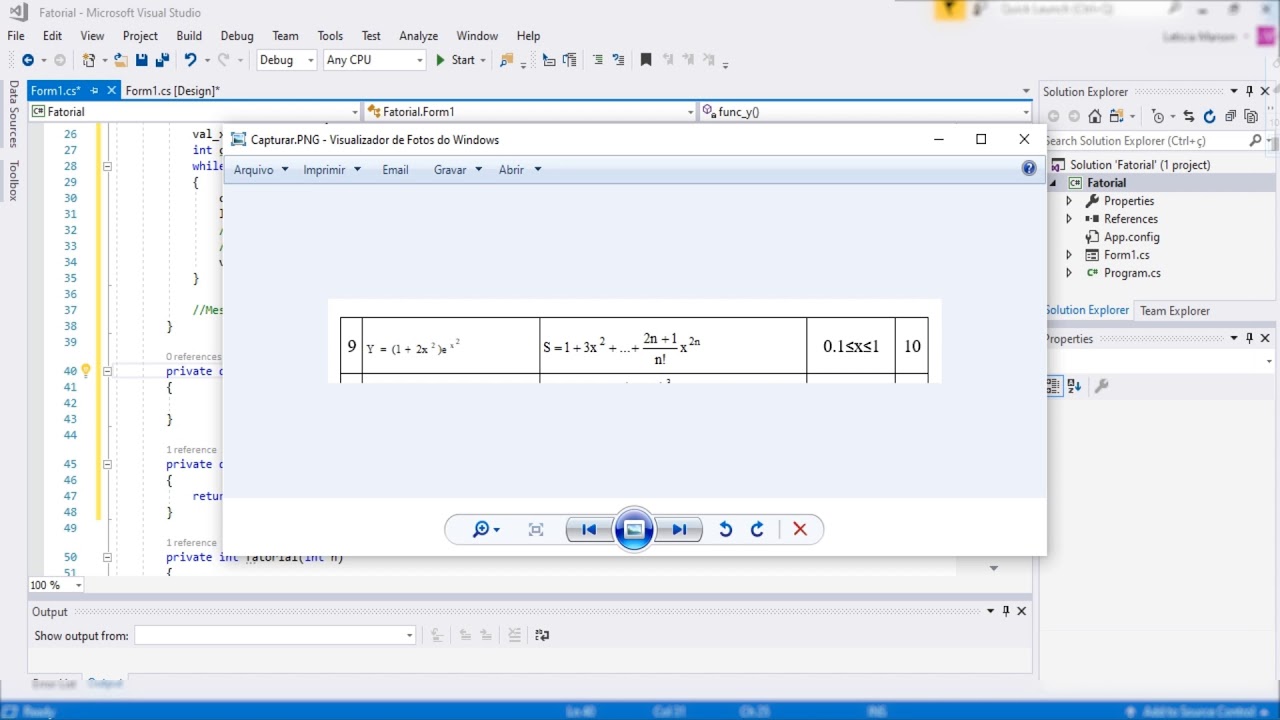 FUNÇÕES RECURSIVAS em C# - Parte 2 | Visual Studio 2017 - YouTube