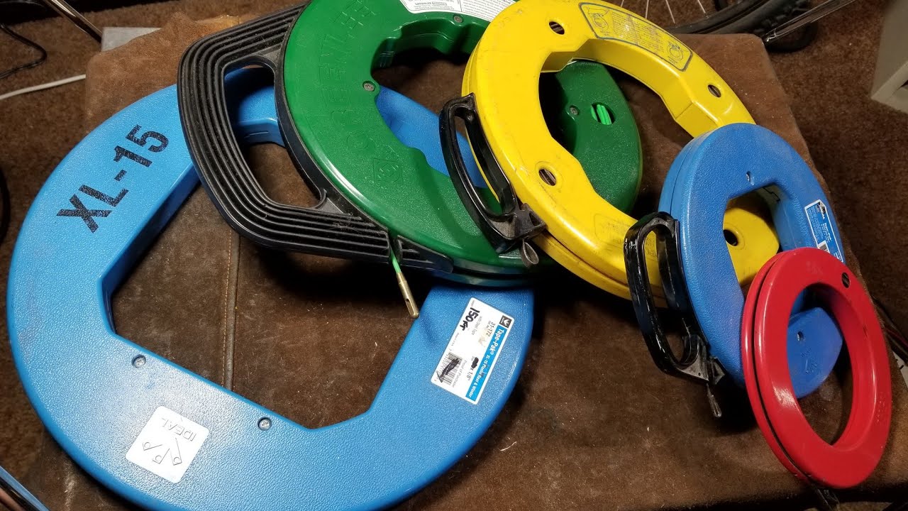 Professional Fish Tape/Cable Snake Review & Comparison - YouTube