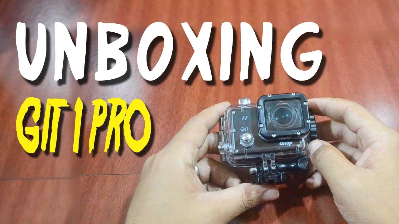 Unboxing da câmera Git 1 Pro! - YouTube