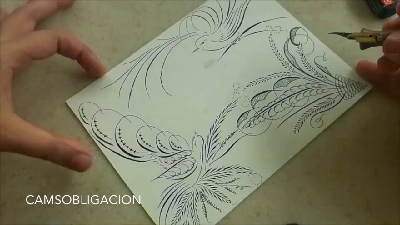Walk in Humility (Off-hand Flourishing Calligraphy Hyperlapse) - YouTube
