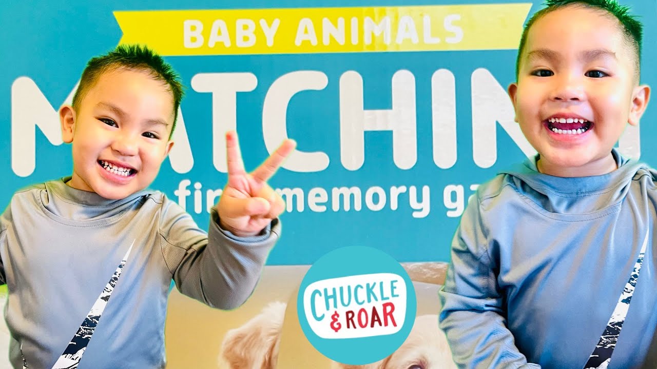 Baby Animals Matching I Chuckle and Roar I Noah’s Toy Review| Target 🇺🇸 ...