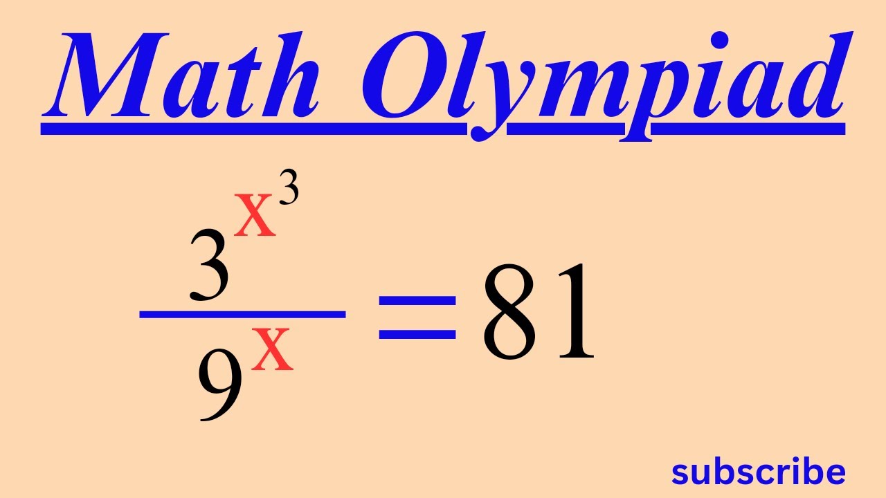 Complex Solutions | A Nice Exponents Math Olympiad Problem | - YouTube